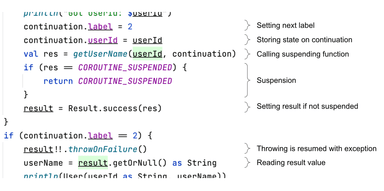 Coroutines under the hood