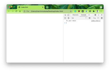 Pierwszy program w JavaScript