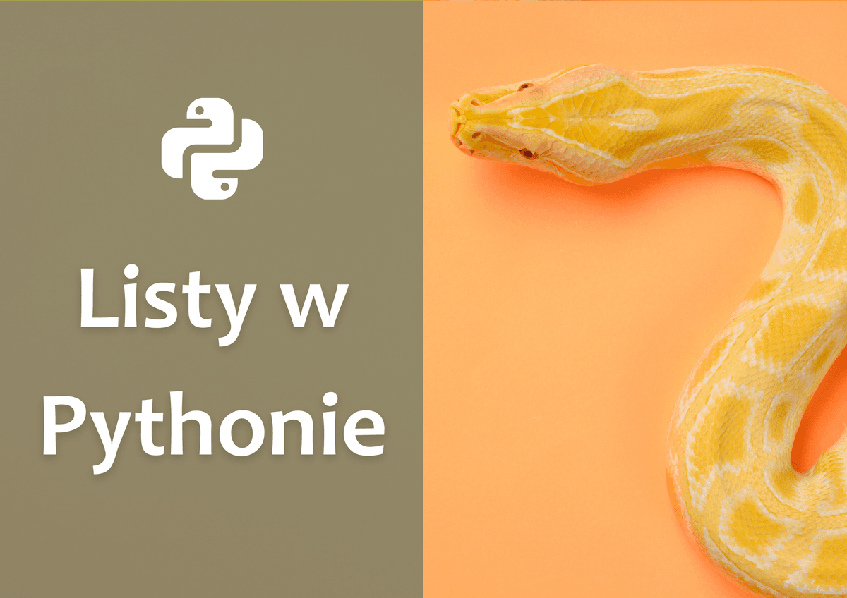 Listy w Pythonie